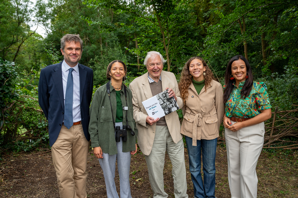 Sir David Attenborough awarded Rothschild medal by The Wildlife Trusts | Surrey Wildlife Trust